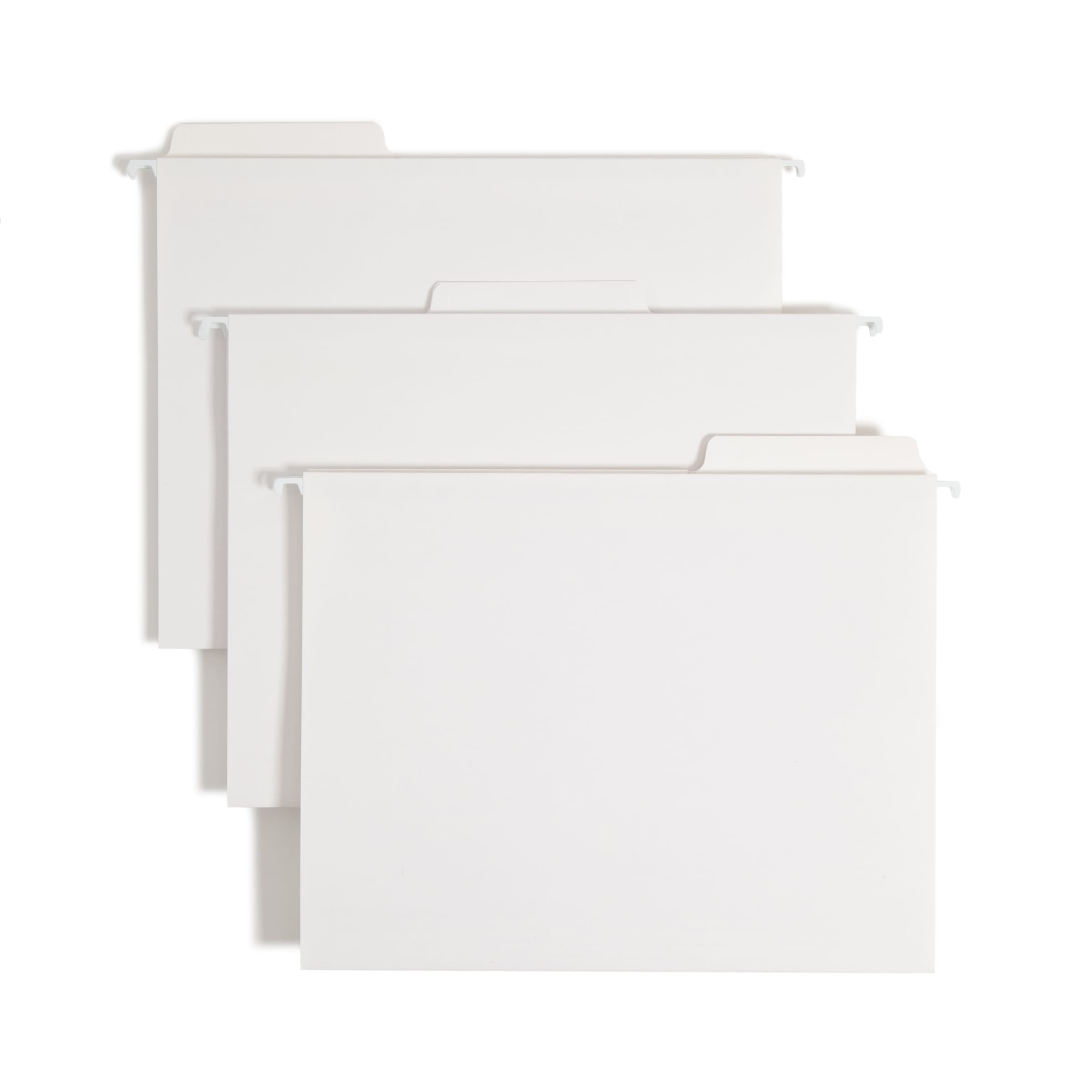FasTab Hanging File Folders, 1/3-Cut Tab