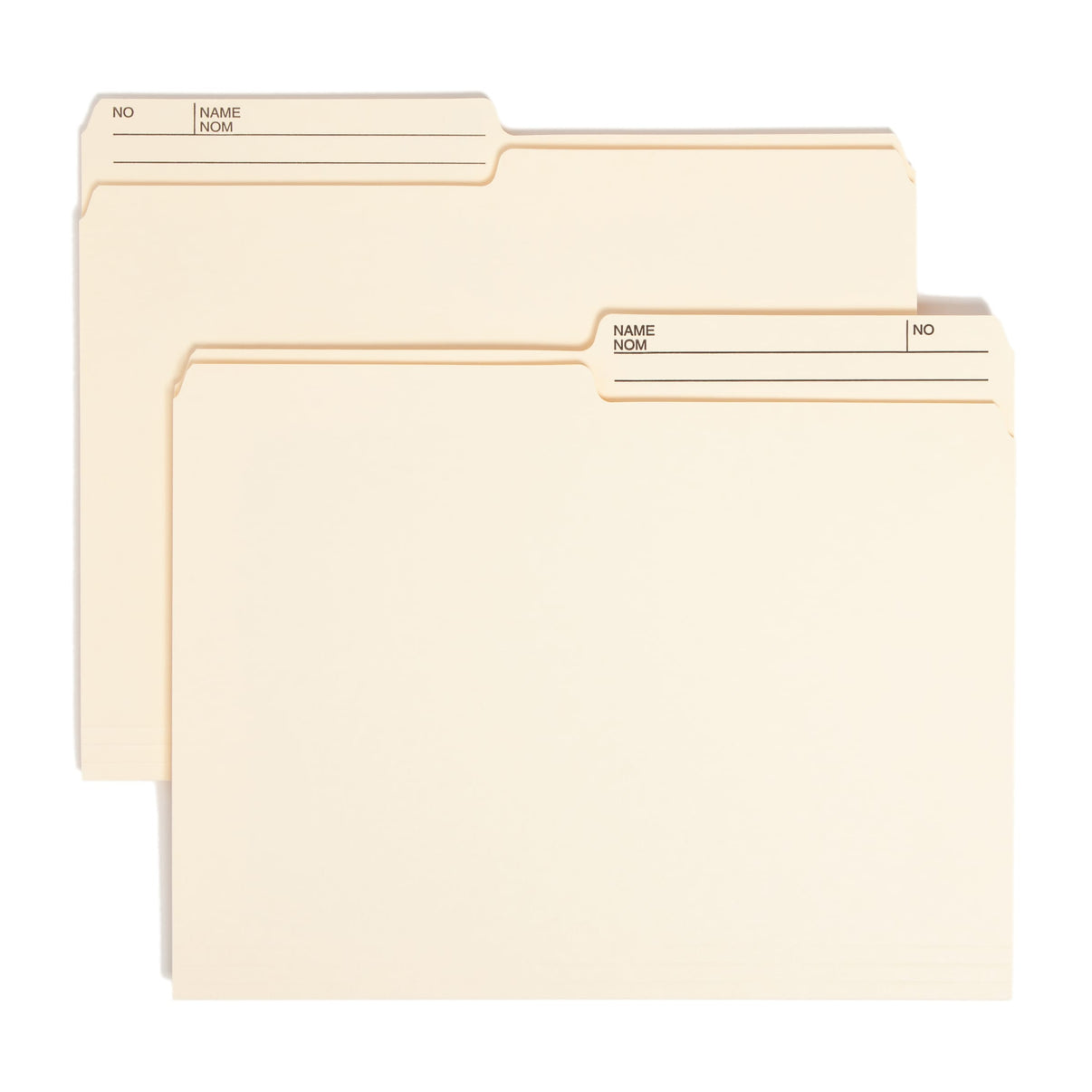 Smead Heavyweight Reversible Printed Tab File Folders