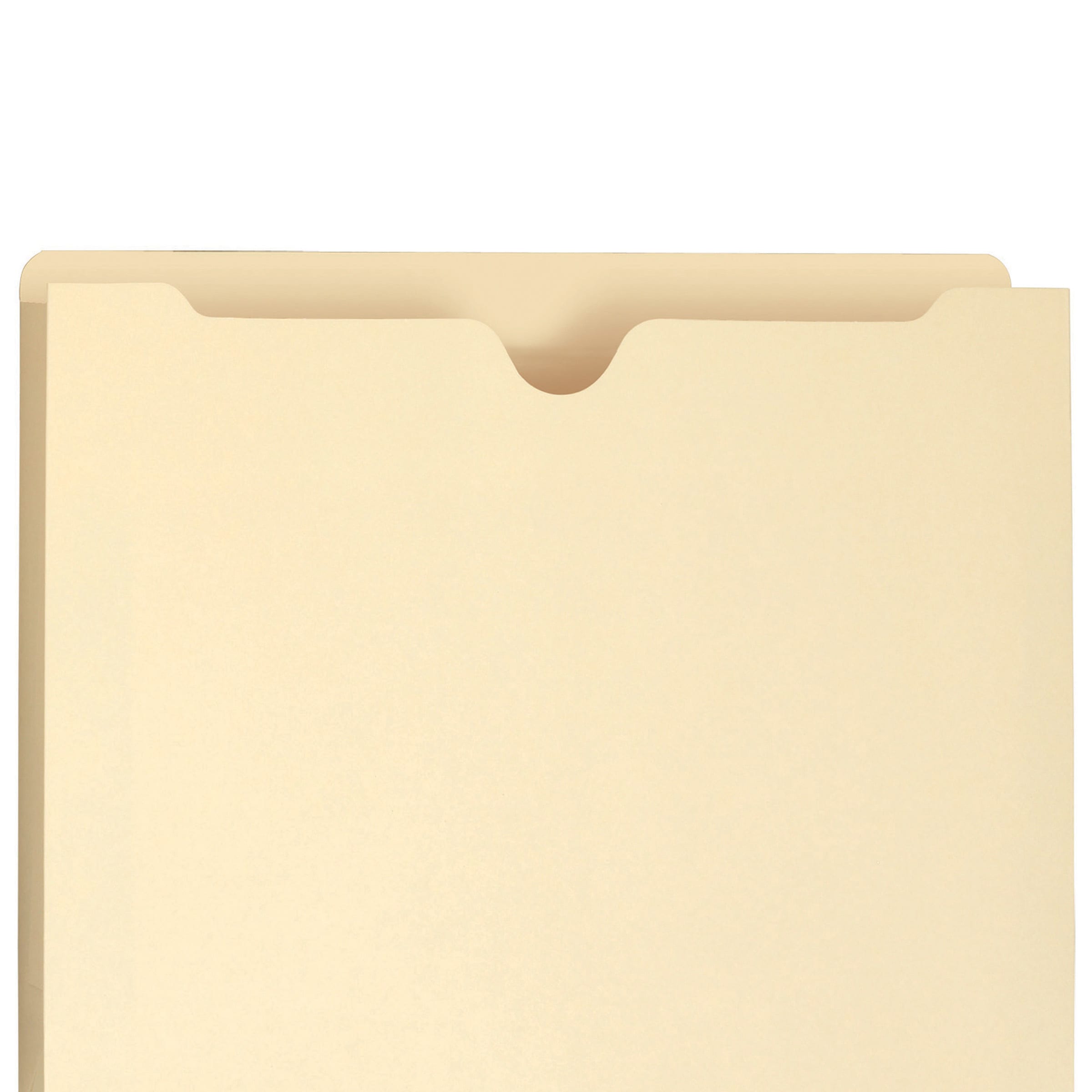 File Jackets, Straight Cut Tab, 1 inch Expansion
