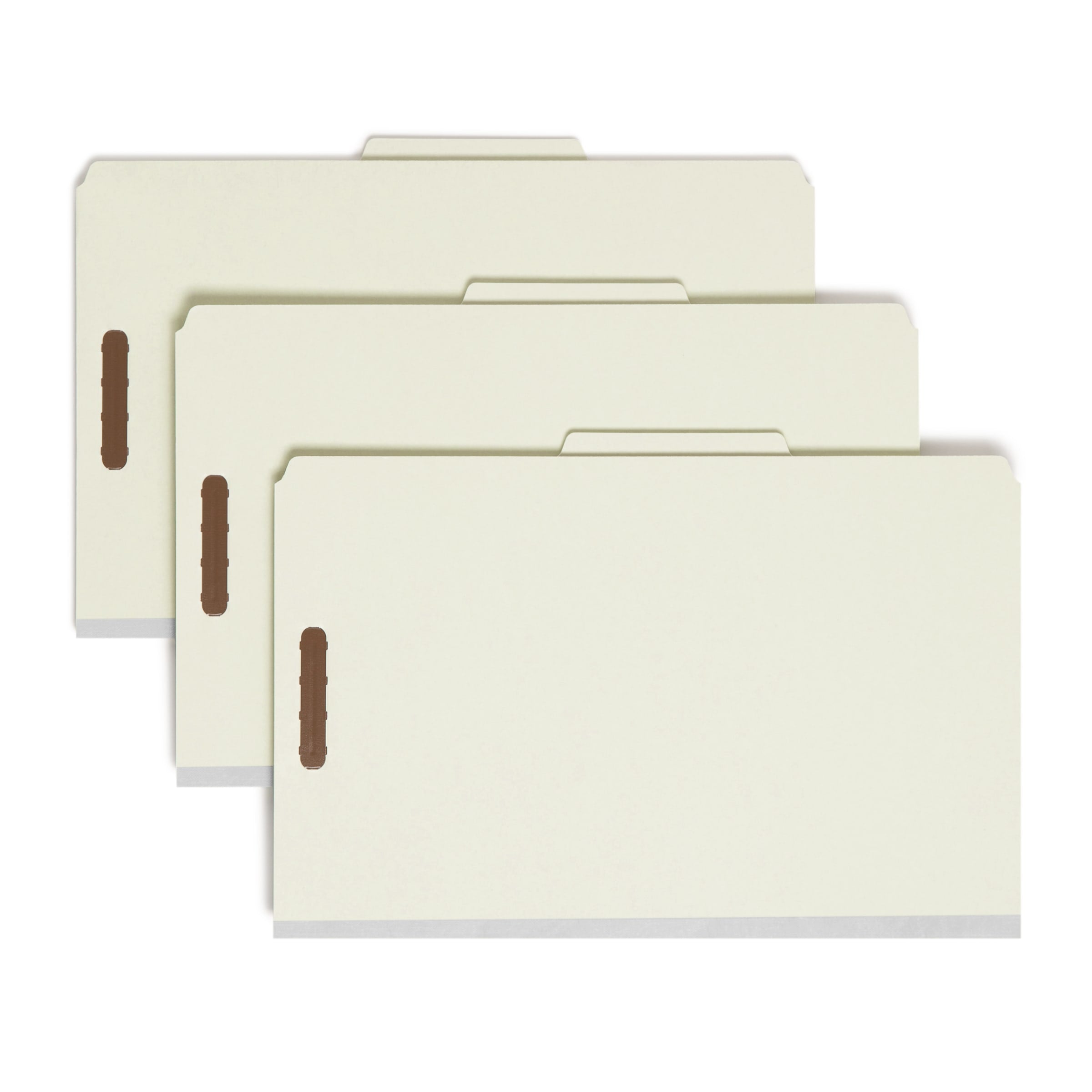 Smead SafeSHIELD® Pressboard Classification File Folders, 3 Dividers, 3 ...