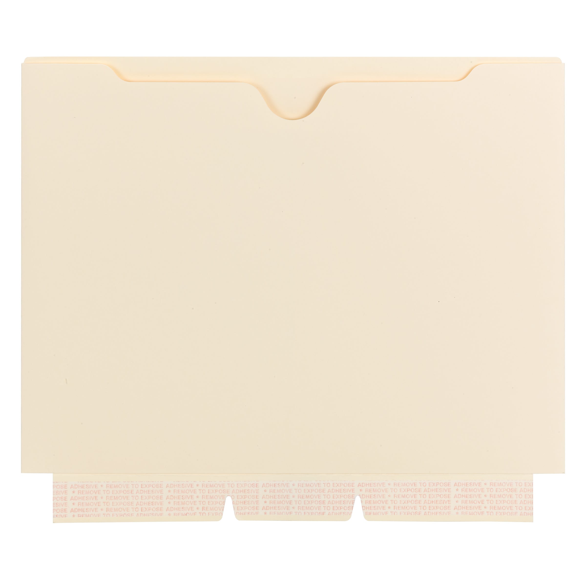 Smead Self-Adhesive Manila Jacket, 1 Pocket