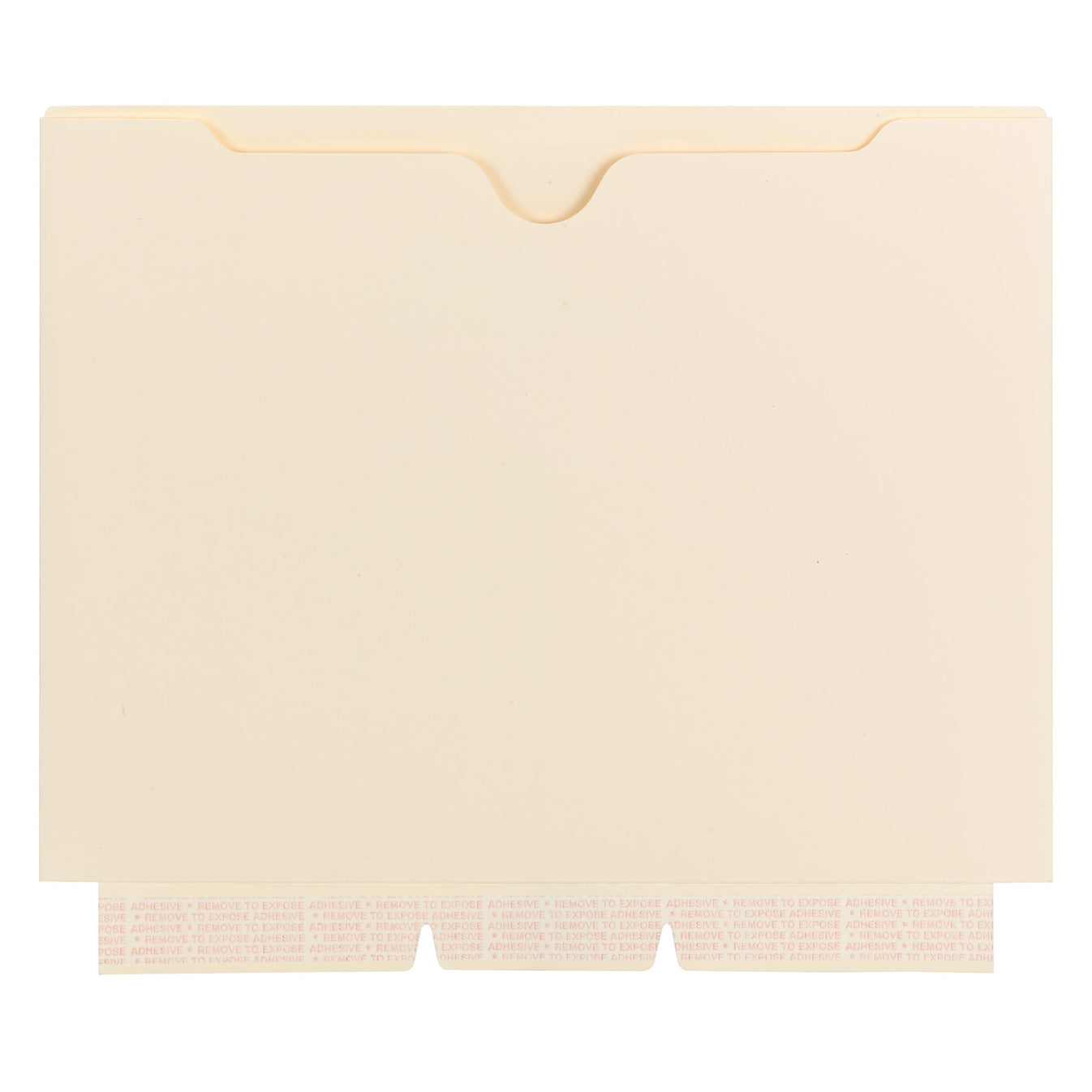 Smead Self-Adhesive Manila Jacket, 1 Pocket