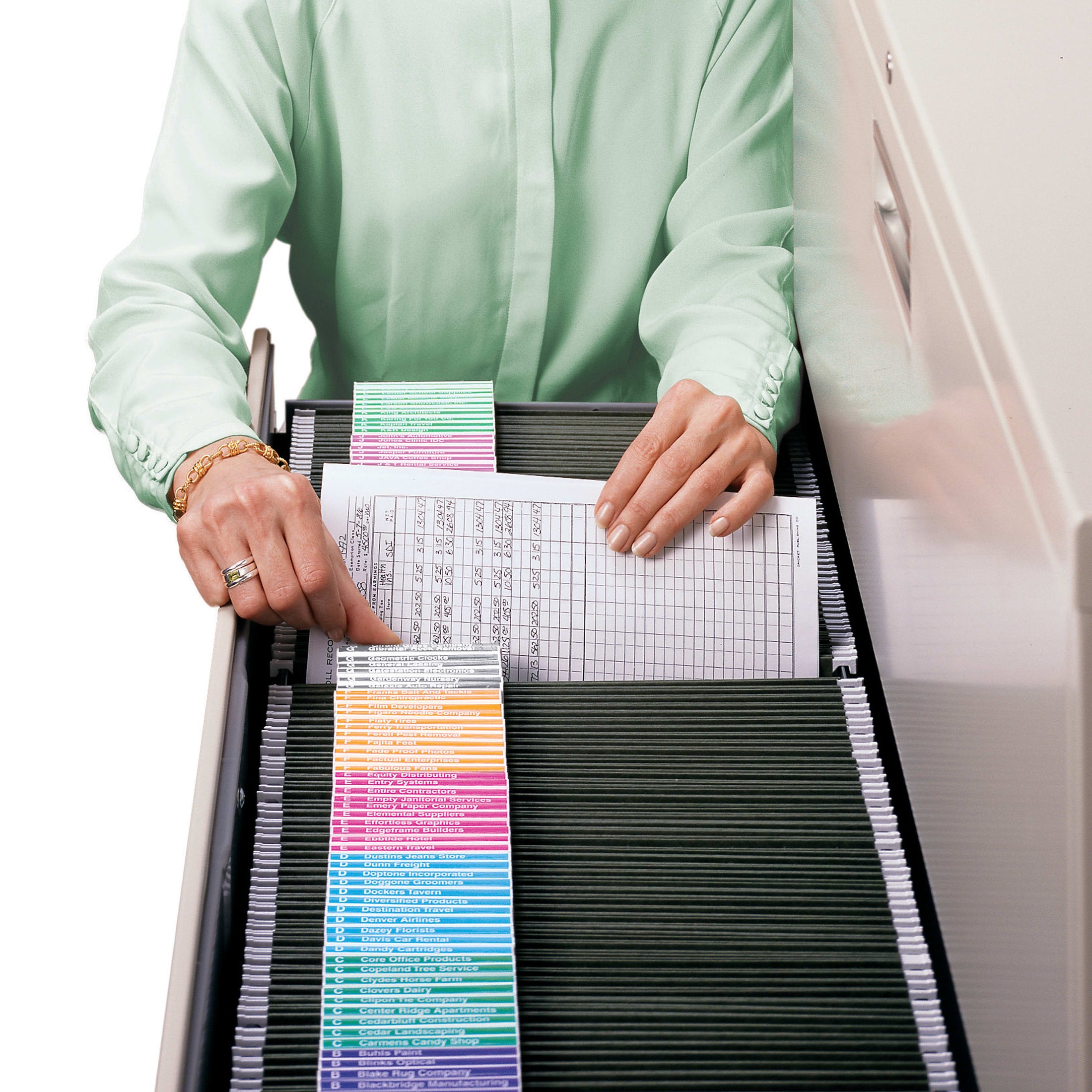 Viewables hanging File Folder Label Kit