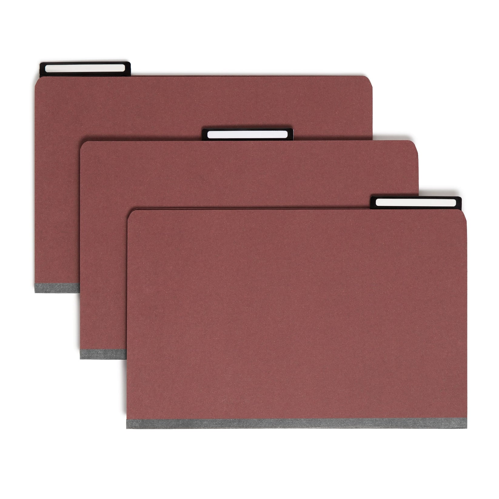 Smead SafeSHIELD® Pressboard Classification File Folders, 2 Dividers, 2 ...