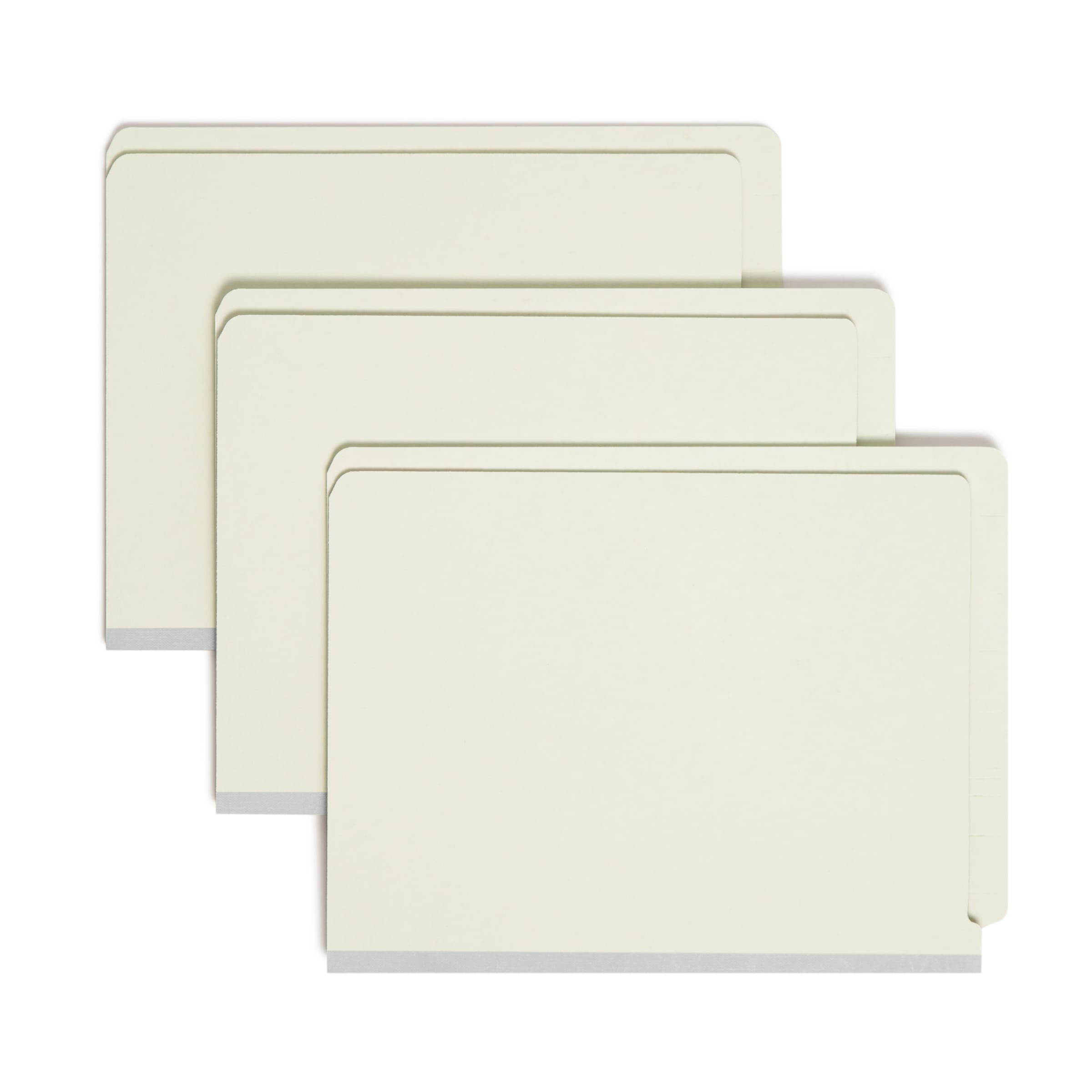 SafeSHIELD Pressboard End Tab Fastener File Folders, Straight-Cut Tab ...
