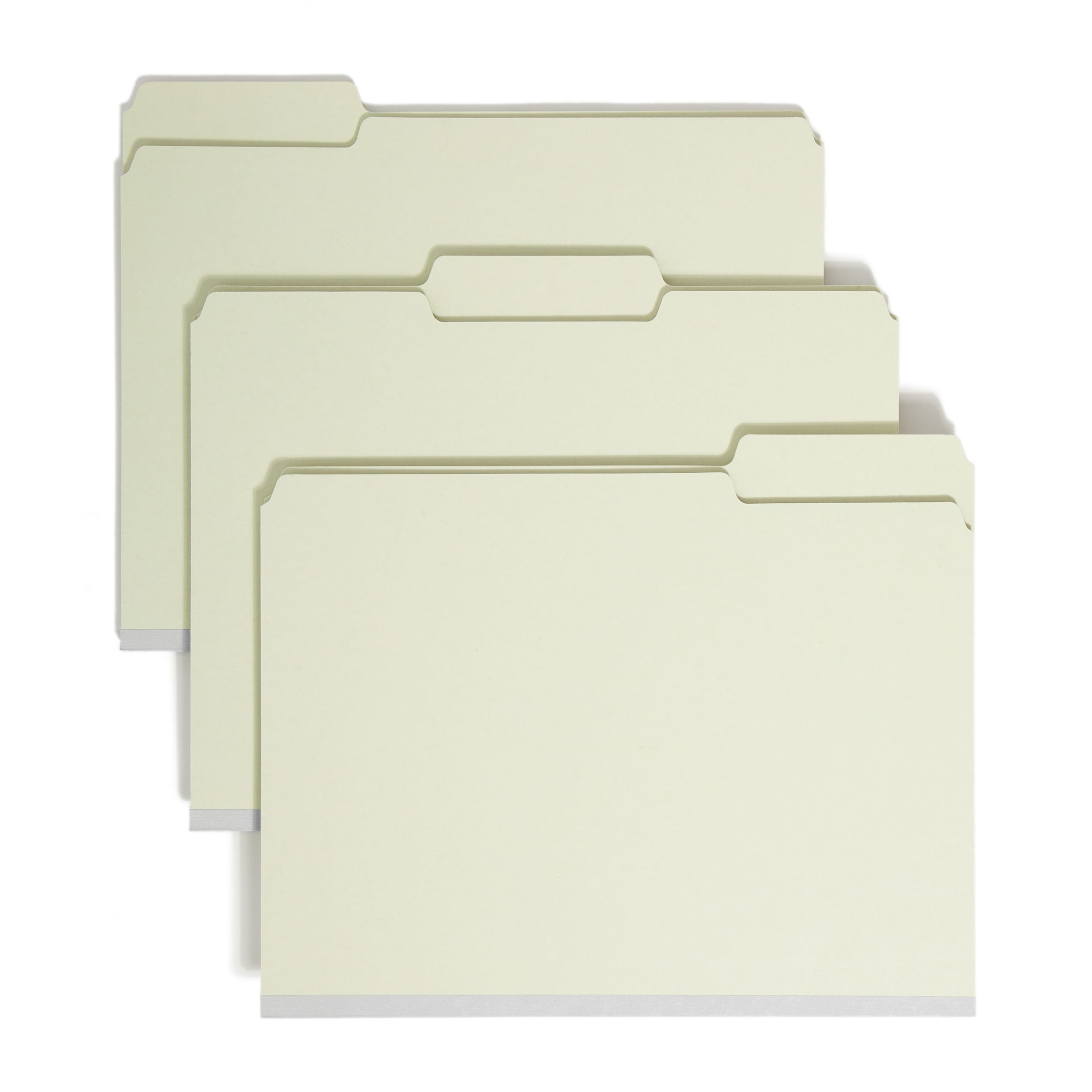 Pressboard File Folder, 1 inch Expansion, 1/3-Cut Tab